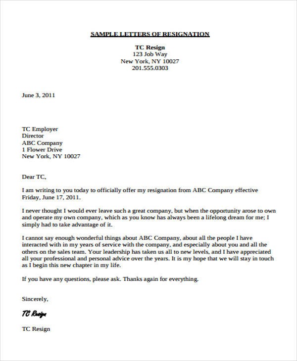 Quitting Job Letter Template Seven Ugly Truth About Quitting Job Letter 