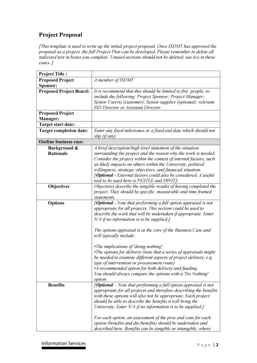 Template Of Project Proposal The Reason Why Everyone Love Template Of