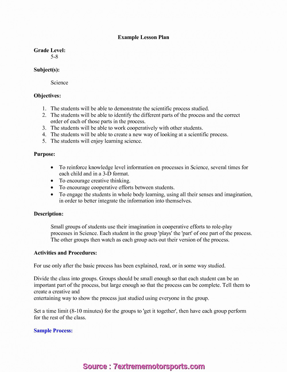 Lesson Plan Template With Objectives 5 Top Risks Of Attending Lesson