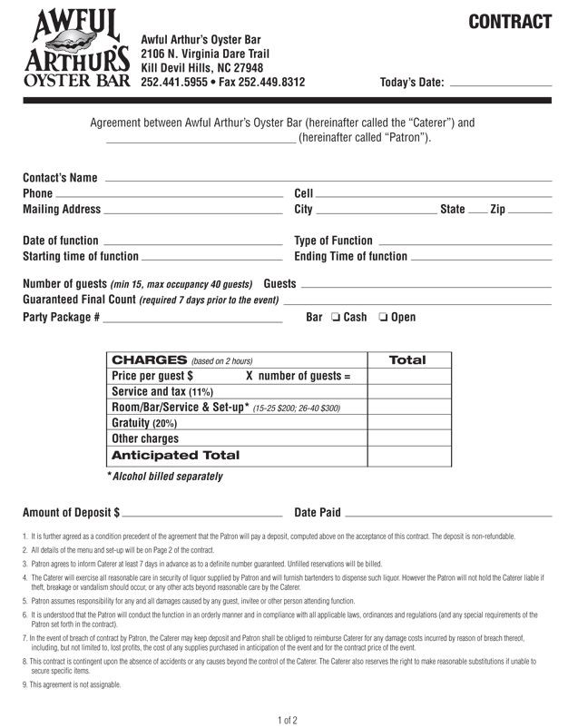 Event Planner Contract Template Ten Unconventional Knowledge About 